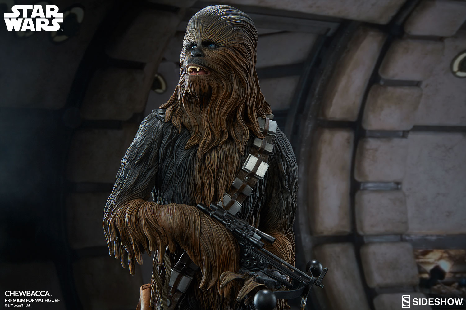 Sideshow 星球大战 楚巴卡 Chewbacca PF雕像 - 拆盒网